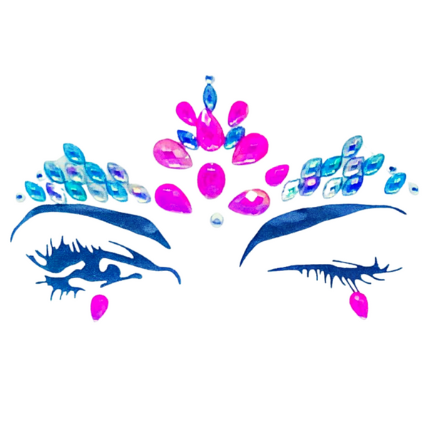Self-Adhesive Festival/Carnival Face Gems | Carnival Kicks - Festival ...